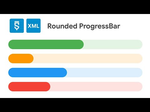 How to make rounded ProgressBar - Sketchware - YouTube