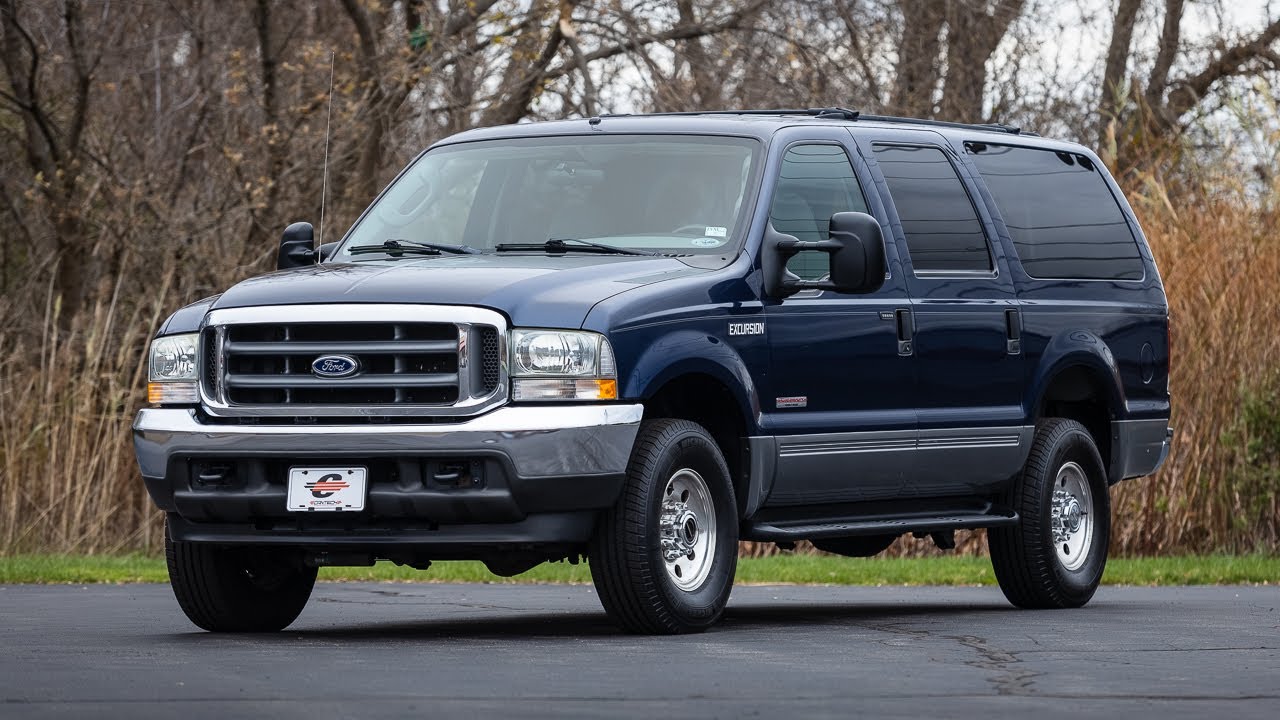 2004 Ford Excursion XLT Power Stroke 4x4 on Bring a Trailer - YouTube