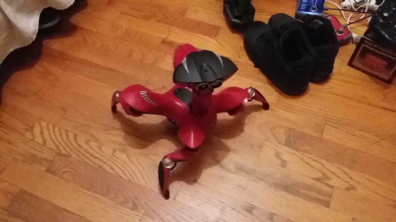 Josh's Red Roboquad: After repair - YouTube