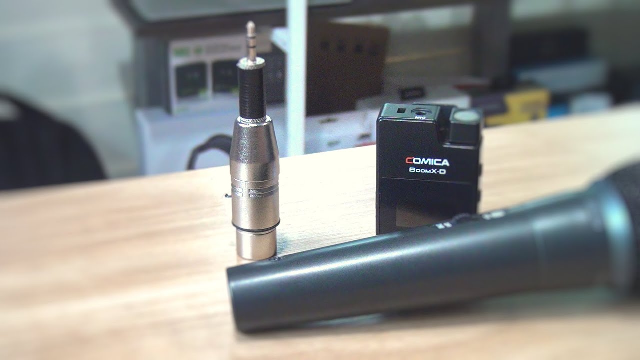 Transform any XLR mic into a HANDHELD wireless mic with this setup ...