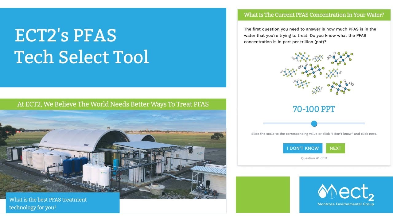 Introducing ECT2's New PFAS Technology Select Tool - YouTube