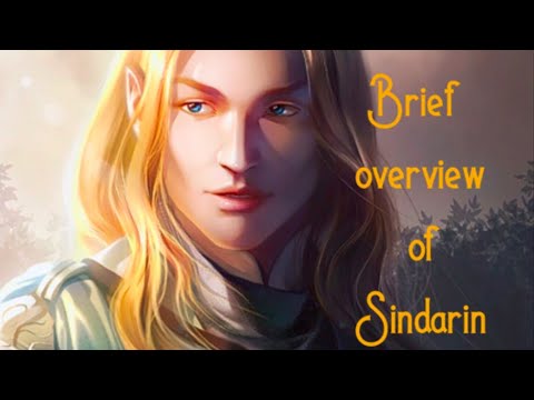 Brief Brief look at Sindarin a fictional constructed language created ...