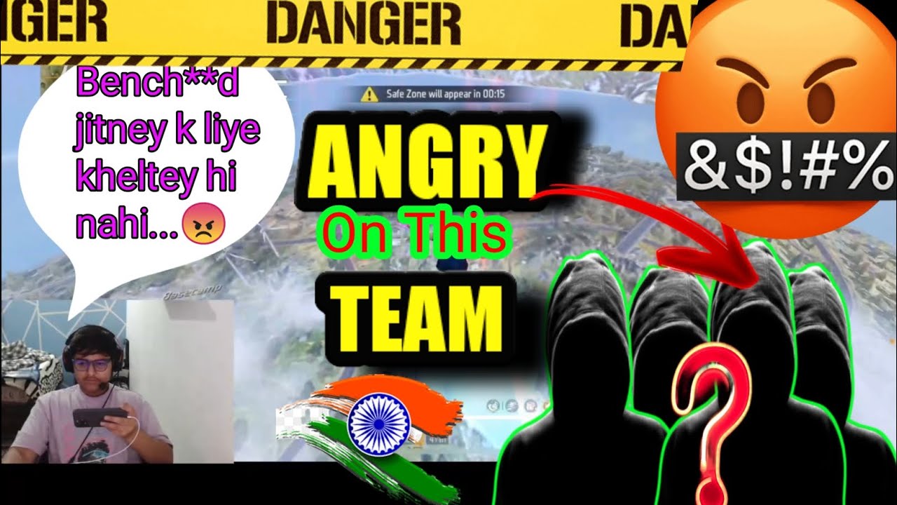 20th February 👿 Killer FF angry on Team third party 💥 @ROCKYRDX ...