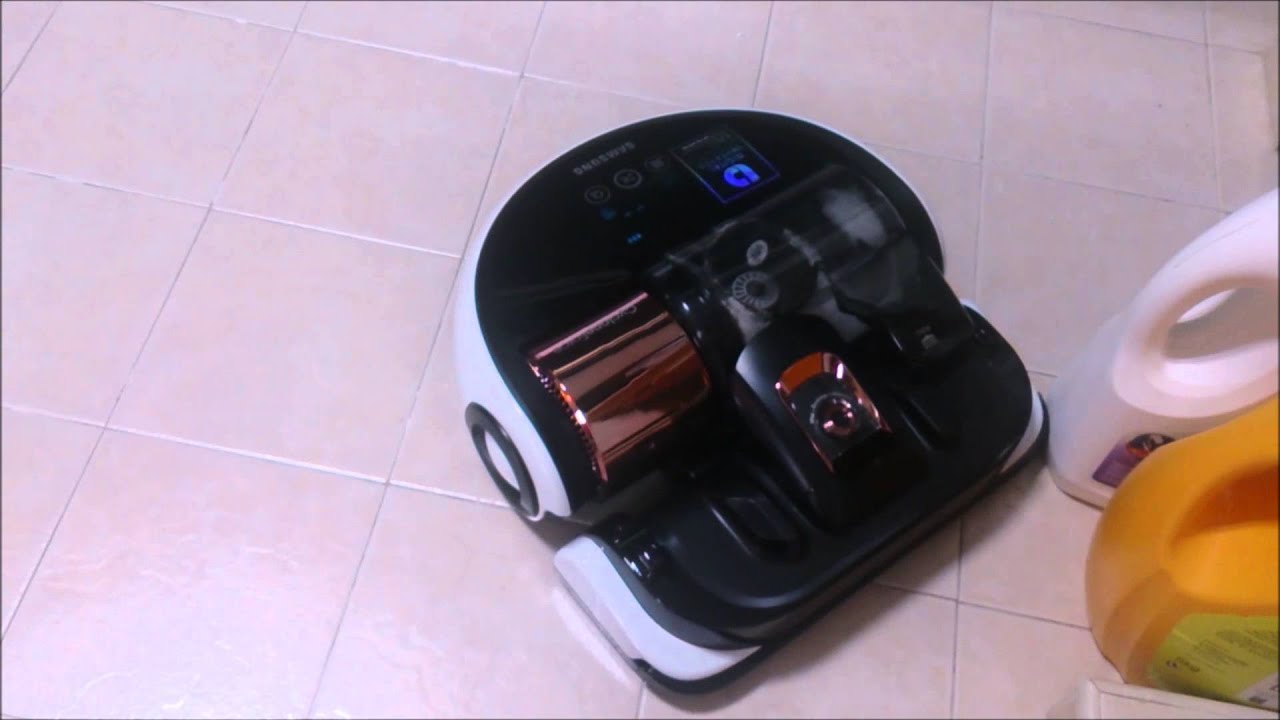 Samsung Powerbot Spot Clean Mode - YouTube
