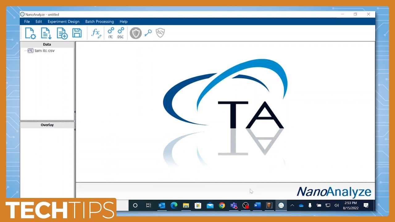 ITC Batch Analysis in NanoAnalyze - YouTube