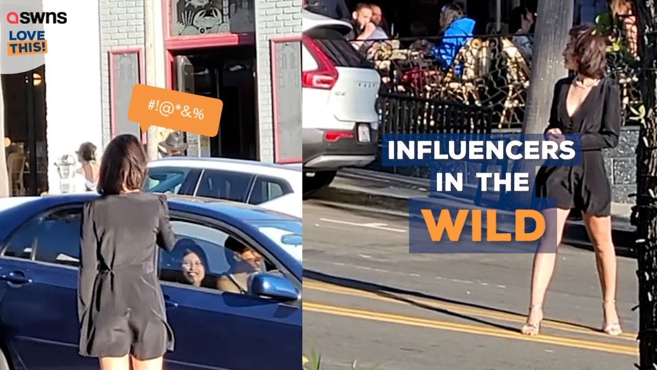 Influencer gets angry at people interrupting her photoshoot 😳 | LOVE ...