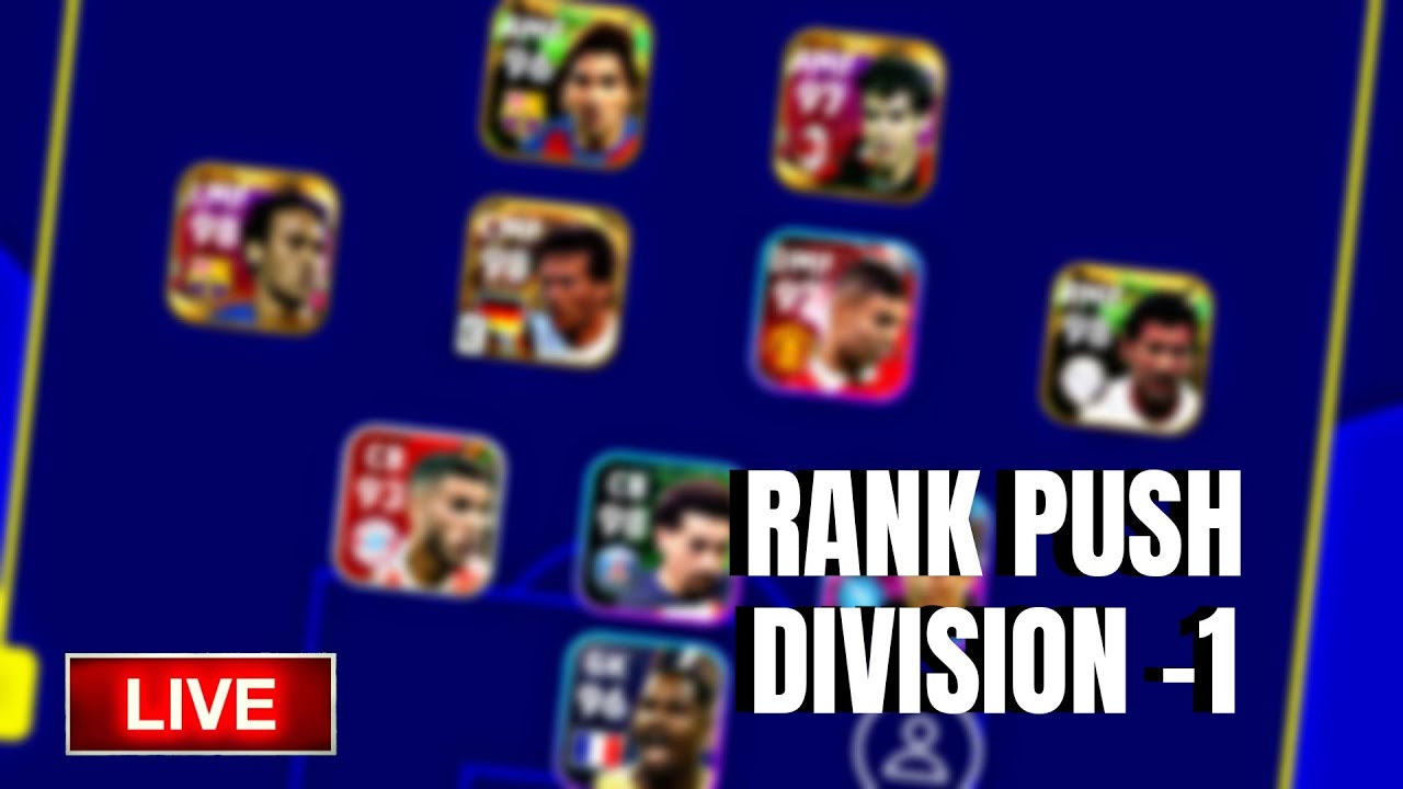Rank Push To Division 1 In Efootball - YouTube