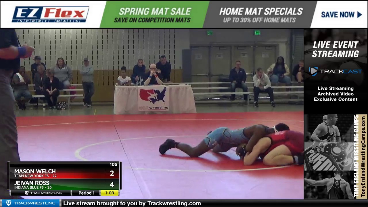 105 Mason Welch Team New York FS vs Jeivan Ross Indiana Blue FS ...