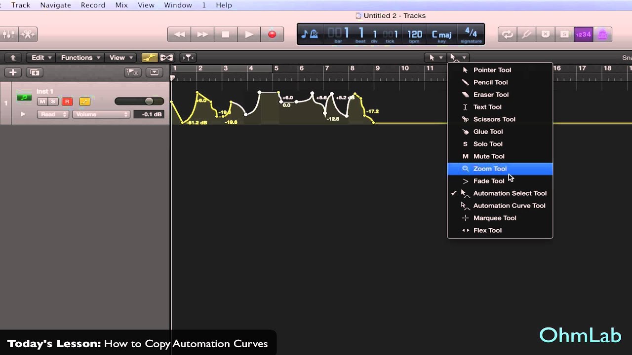 How To Copy Automation Curves - Creating Tracks - YouTube