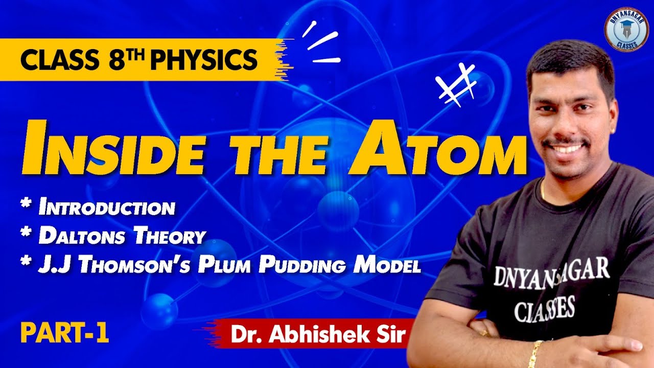 Class 8 Science: Inside the Atom | Atomic Structure | Daltons Theory ...