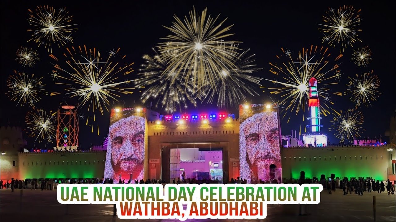 53rd UAE national day celebrations at Sheikh Zayed festival, Al Wathba ...
