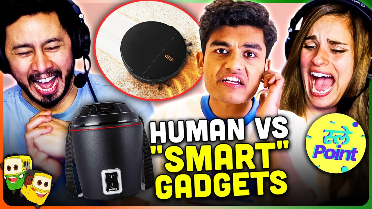 SLAYY POINT - Human vs "SMART" Gadgets Reaction! - YouTube