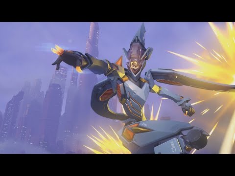 Stealth Echo - Legendary Overwatch Skin (Emotes, Poses, & Intros) - YouTube