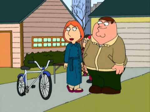 Family Guy - (S2xE6) Playing with the bike - YouTube