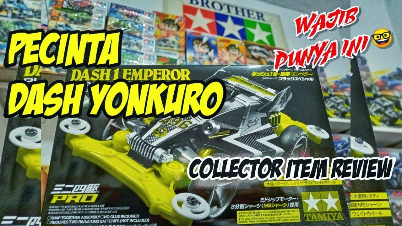 DASH EMPEROR BLACK SPECIAL [REVIEW] Tamiya #ミニ四駆 Para Pecinta Veteran ...