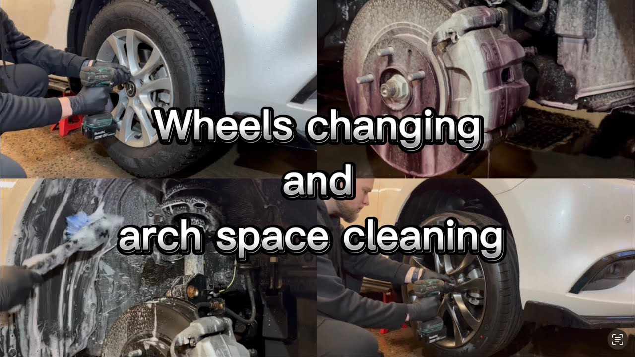 Wheels changing and arch space cleaning 🧽 - YouTube