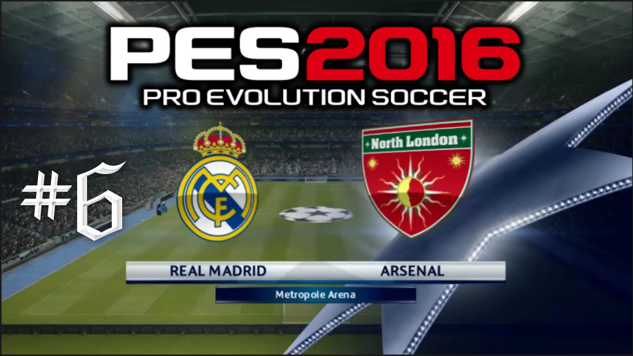 Pro Evolution Soccer 2016 #6 UEFA Champions League... Real Madrid vs ...