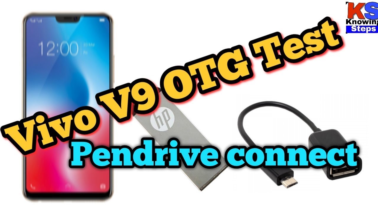 👍How to Connect Pendrive in vivo v9 phone । vivo V9 ️OTG usb testing ...