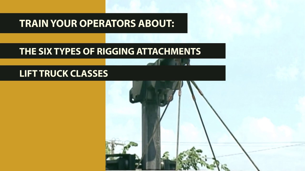 Forklift Rigging Attachments DVD Video - YouTube
