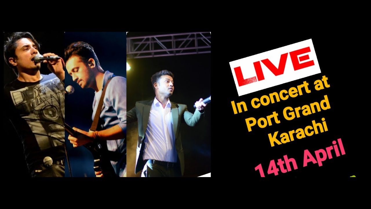 ICC world cup champion trophy || Port Grand || Atif aslam || Amjad ...