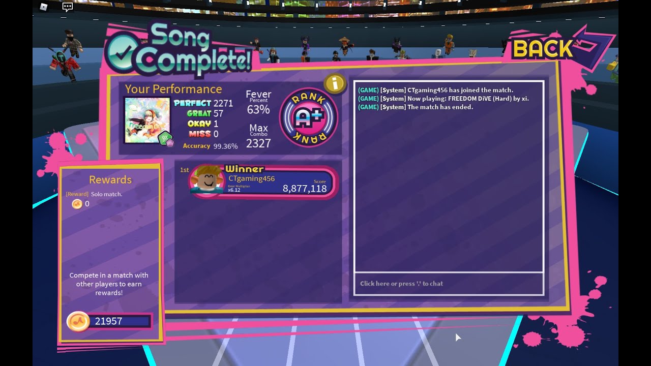 Robeats | Freedom Dive (Hard) FC | A+ | 99.36% | 8.8M - YouTube