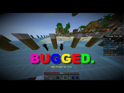 Cubecraft FFA Glitch (Tropical Map bug) - YouTube