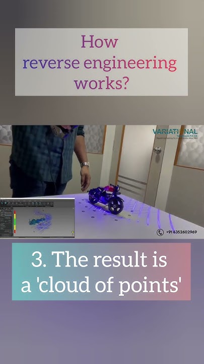 Principle of 3D scanning, Reverse engineering - YouTube