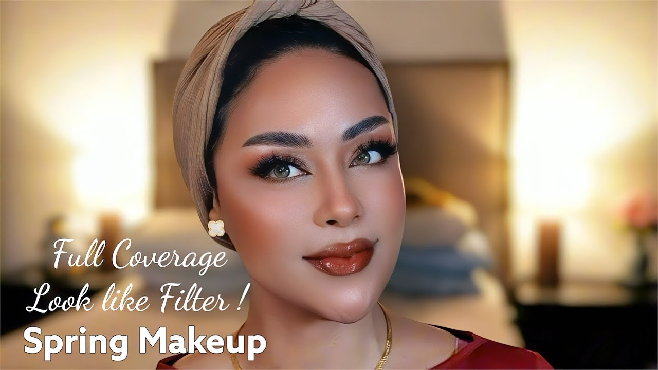 Easy Eyeshadow Tutorial for Hooded Eyes | Soft Brown Nude Spring Glam - YouTube