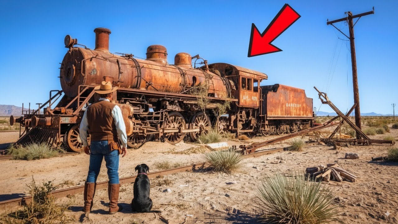 The Dog Led the Rancher to an Abandoned Steam Locomotive — What Was ...