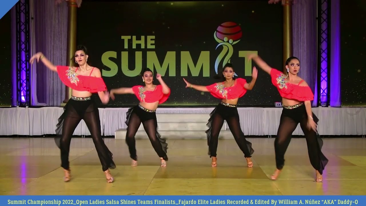 Summit Championship 2022 _ Open Ladies Salsa Shines Teams Finalists ...