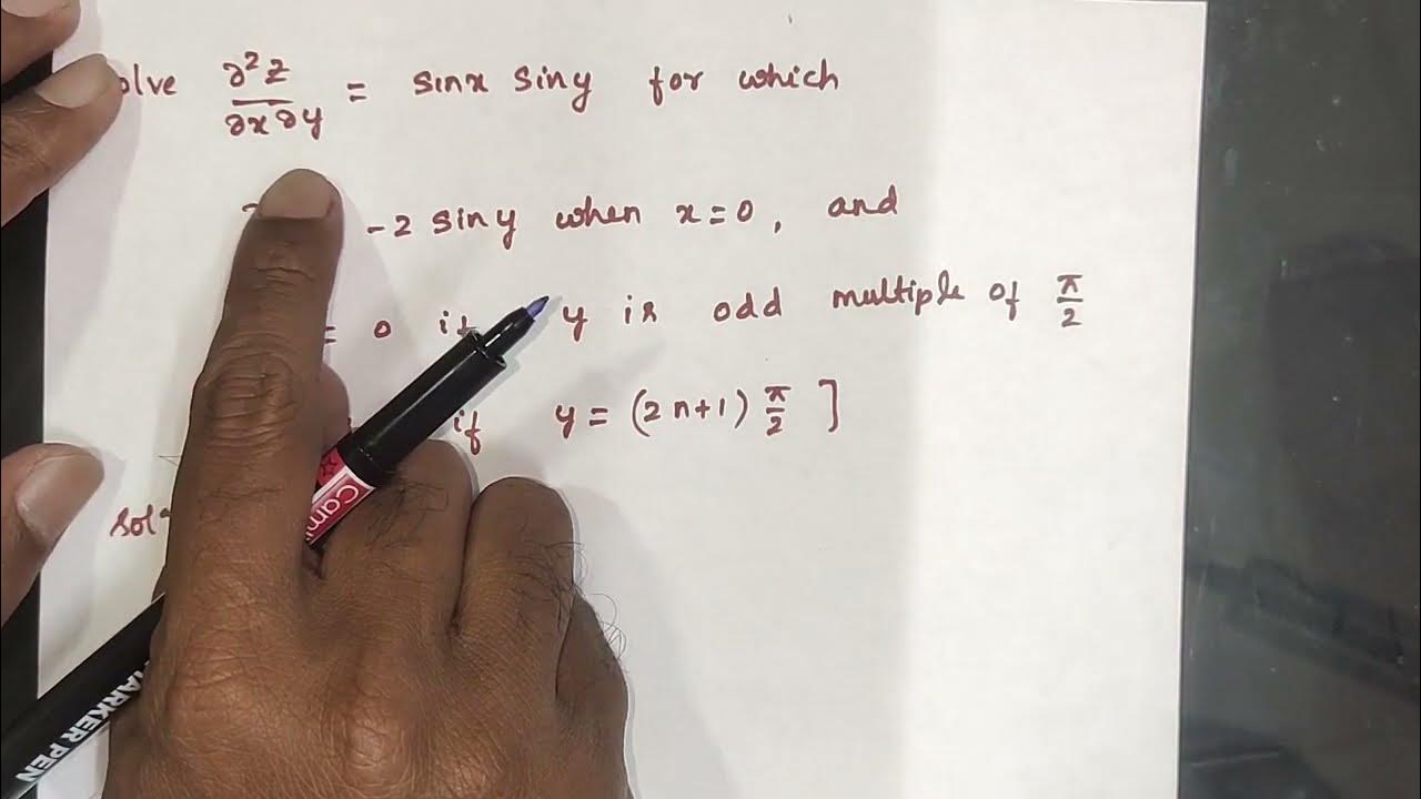 Solution of Non-Homogeneous PDE by Direct Integration (Part 2 of 6 ...