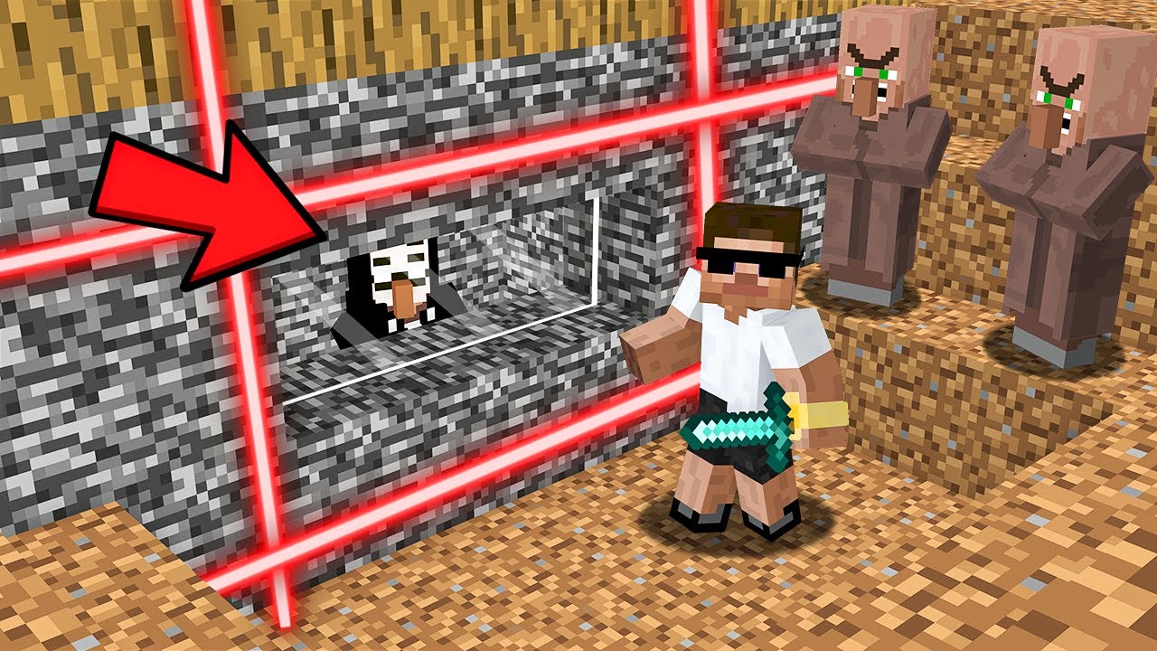 I Trapped a Evil Hacker Villager in Minecraft.. - YouTube