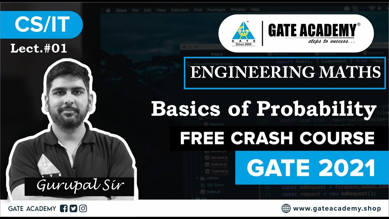 Basics of Probability | Engineering Mathematics | Free crash course by ...