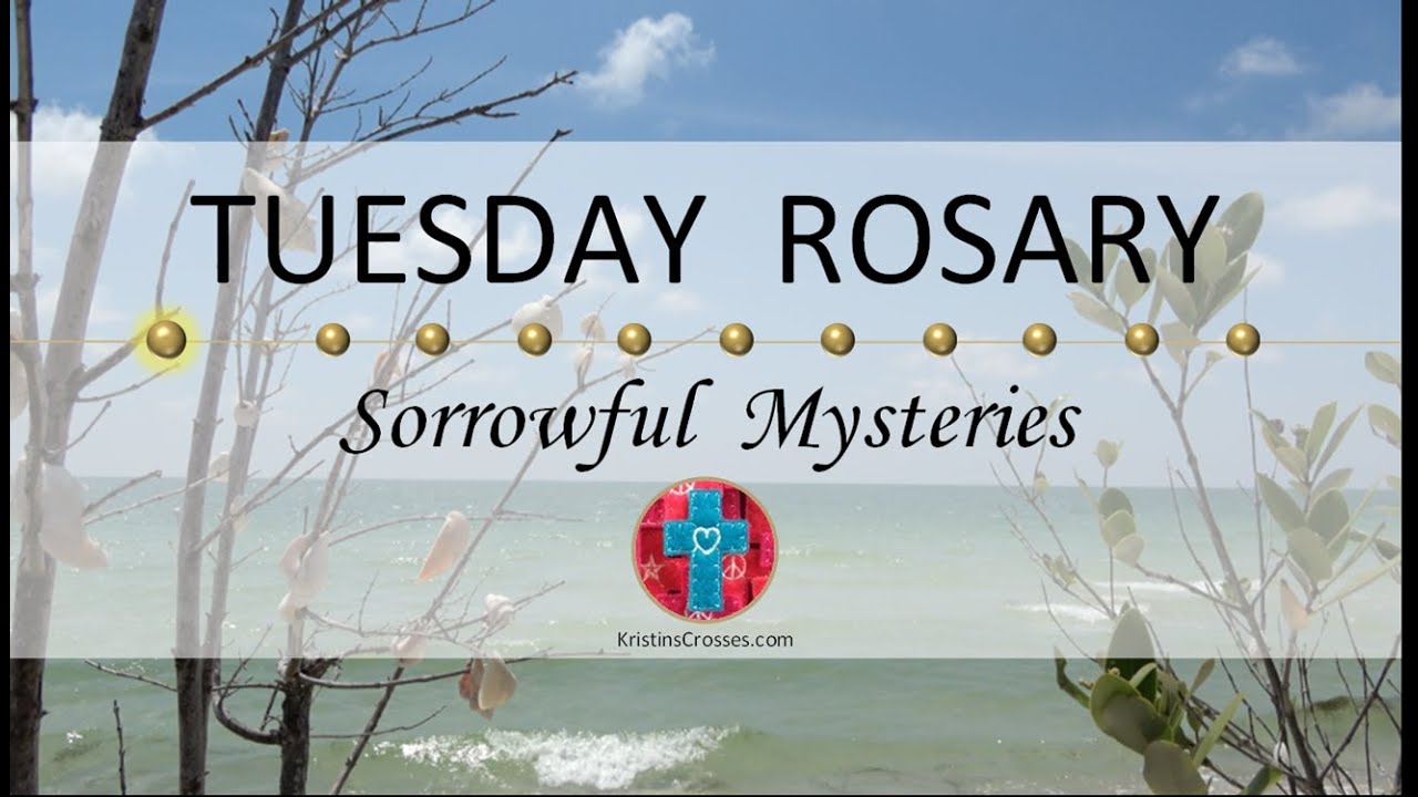 Tuesday Rosary • Sorrowful Mysteries of the Rosary 💜 August 15, 2023 ...