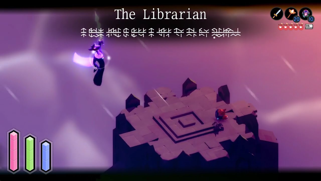 Tunic (4) Epic fight with the Librarian for the second key! - YouTube