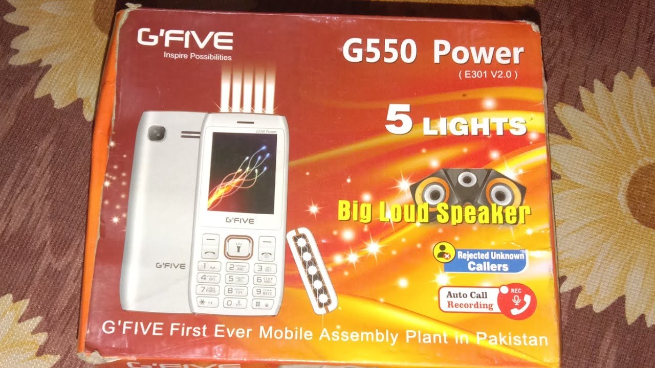 G five G550 power Unboxing Of Keypad Mobile Company GFive | Review Of ...