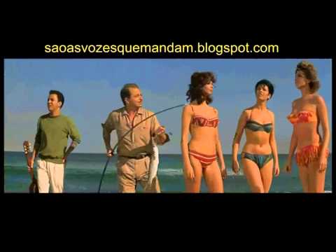 Filme Copacabana Palace : Tom Jobim e Silvia Koscina em cena