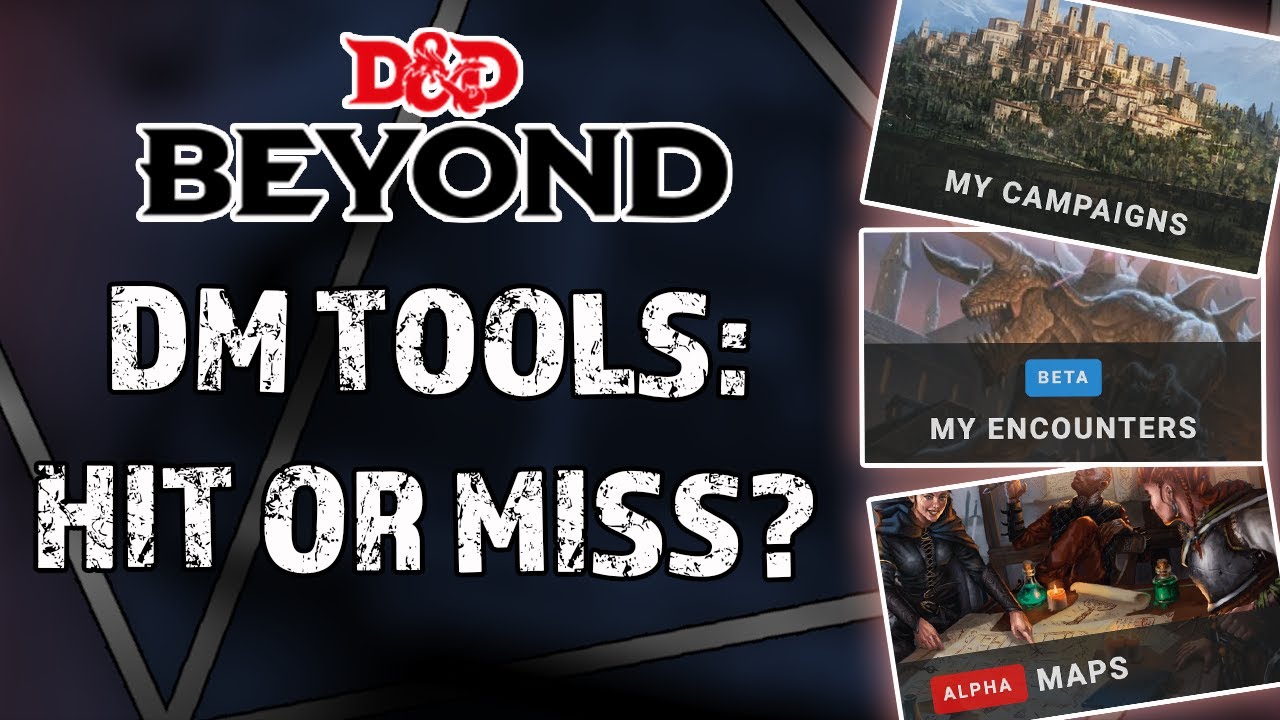 D&D Beyond Tools For Dungeon Masters: Hit Or Miss? - YouTube