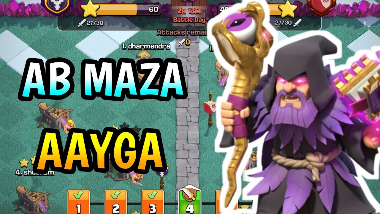 CLAN WAR LEAGUE ATTACK DAY 4 COC MAY 2022 | CWL ATTACK DAY 4 IN COC ...