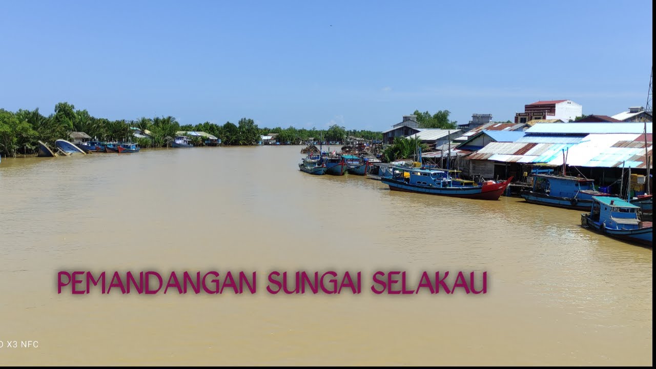 PEMANDANGAN SUNGAI SELAKAU - YouTube