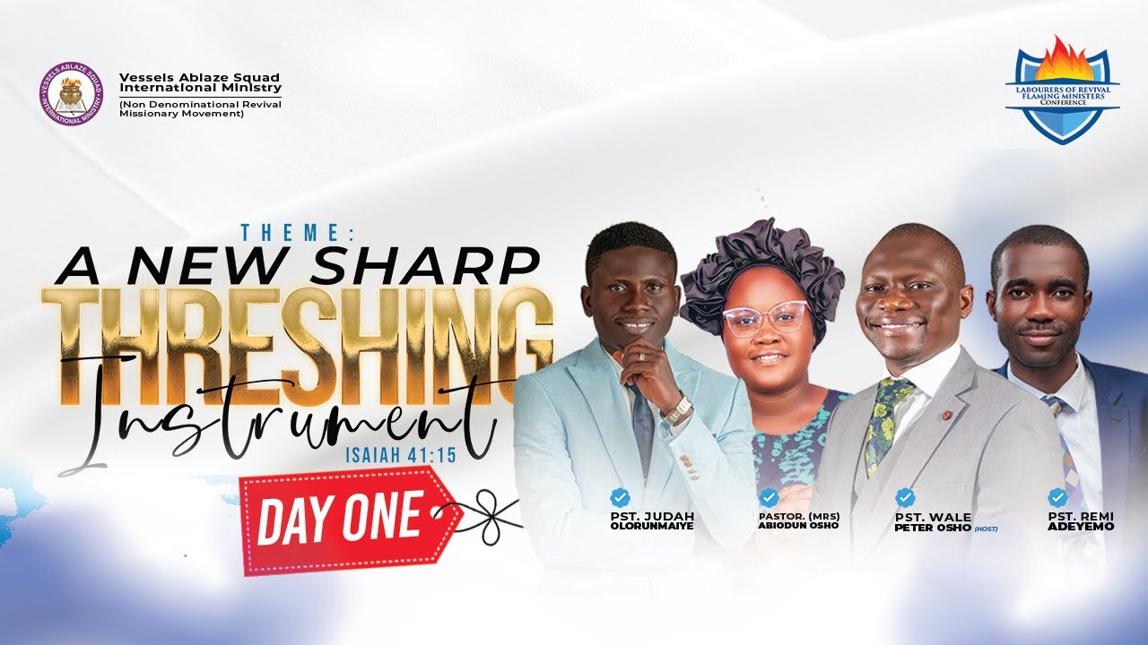 MINISTERS CONFERENCE 2024 || DAY 1 || A NEW SHARP THRESHING INSTRUMENT ...