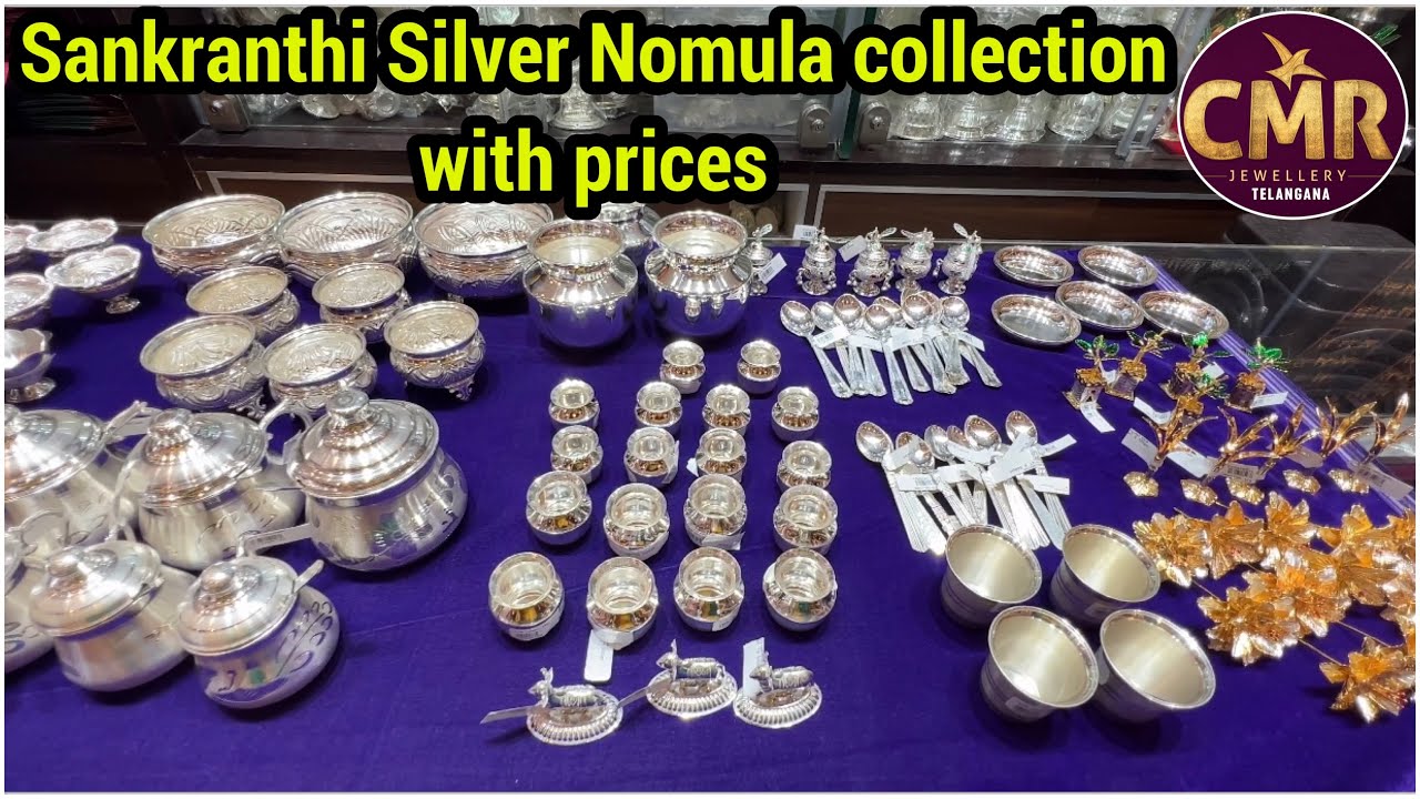 Sankranthi Special Silver items for Nomulu starting from 450/- rs per ...