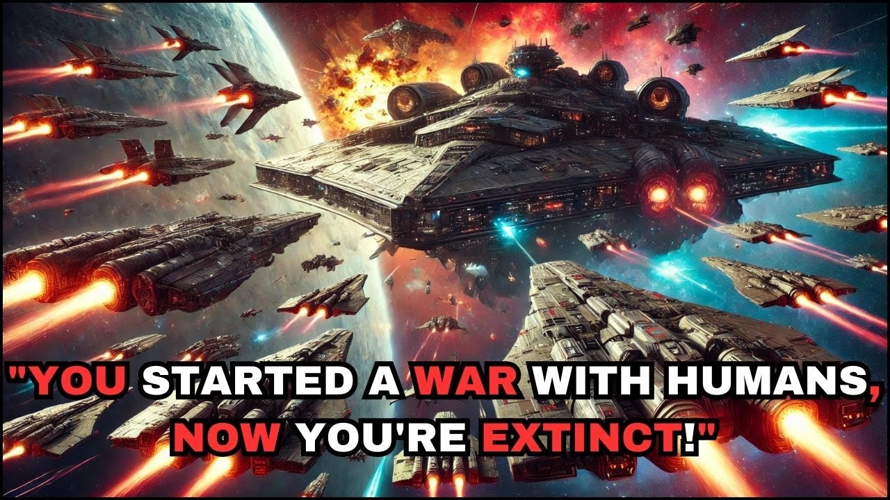 We Were Fighting then Humans Arrived in Their Huge Ships! HFY A Short ...