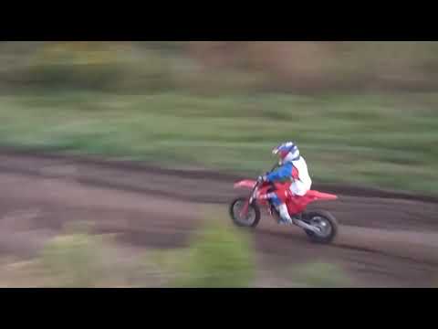Bradley's first time on an 85cc dirt bike 2023 GasGas MC85 - YouTube