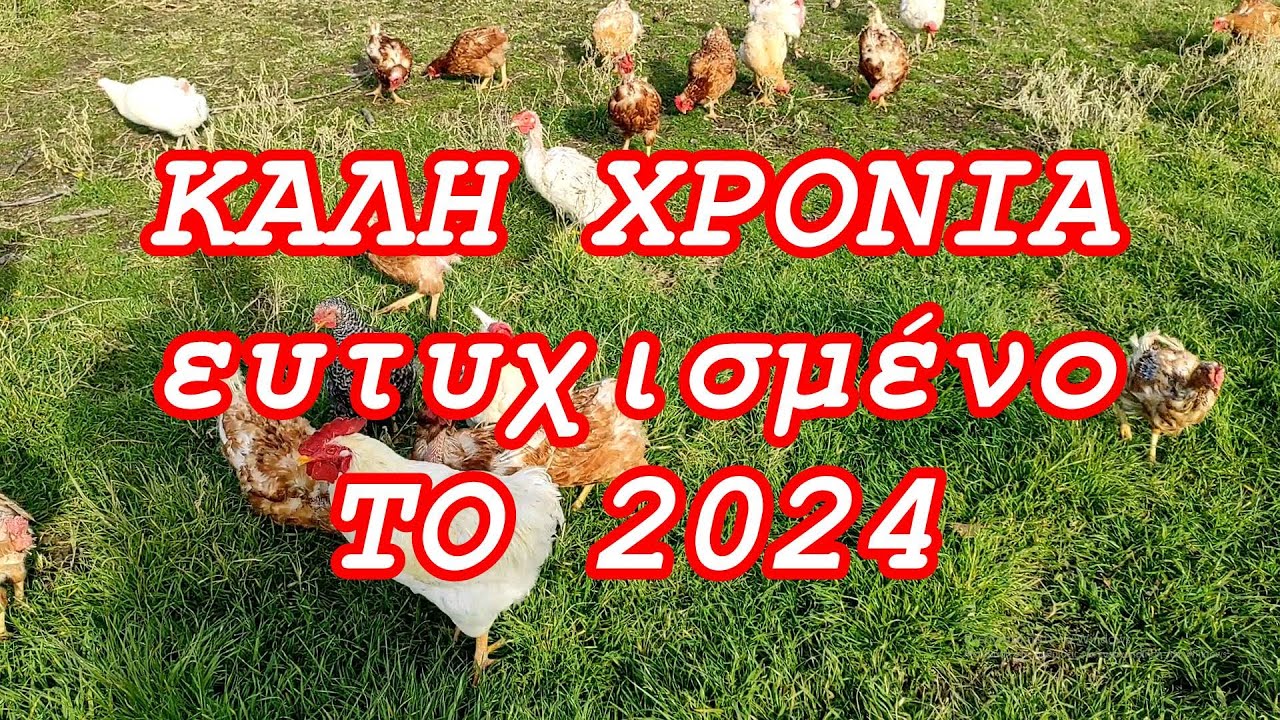 ΚΑΛΗ ΧΡΟΝΙΑ ευτυχισμένο ΤΟ 2024 - YouTube