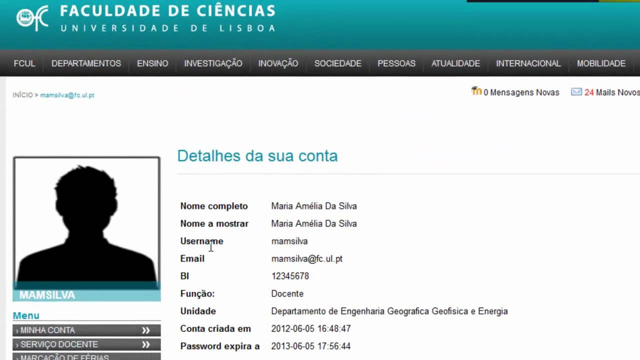 Acesso ao portal FCUL - Tutorial - YouTube