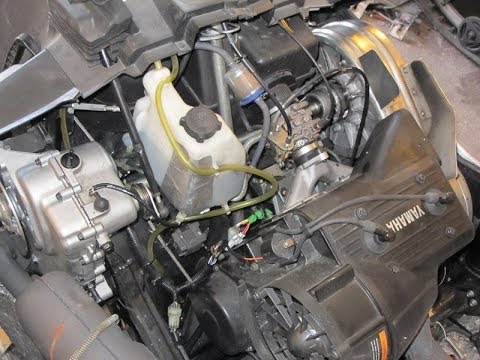 Замена масла в редукторе YAMAHA VK 540 - YouTube