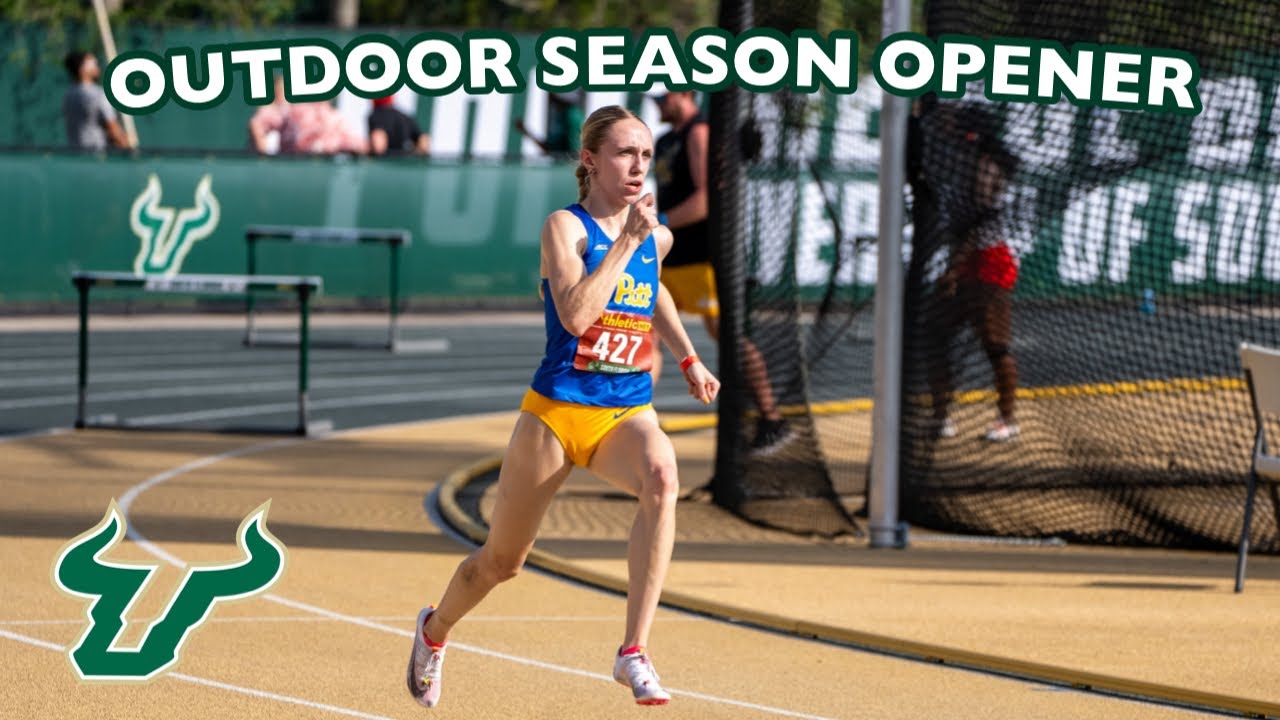 FIRST OUTDOOR TRACK MEET VLOG OF THE SEASON // 2024 USF - YouTube
