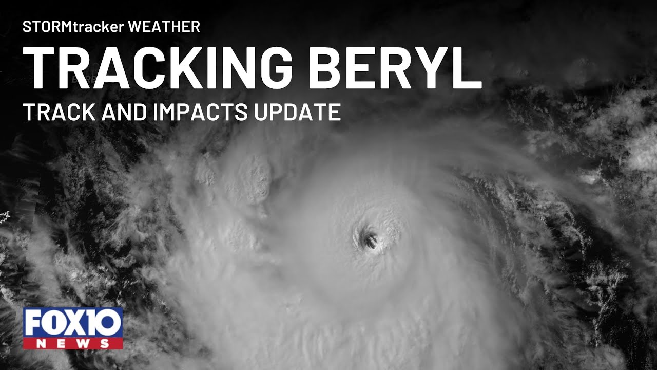 TRACKING BERYL: An update on potential track and impacts - YouTube