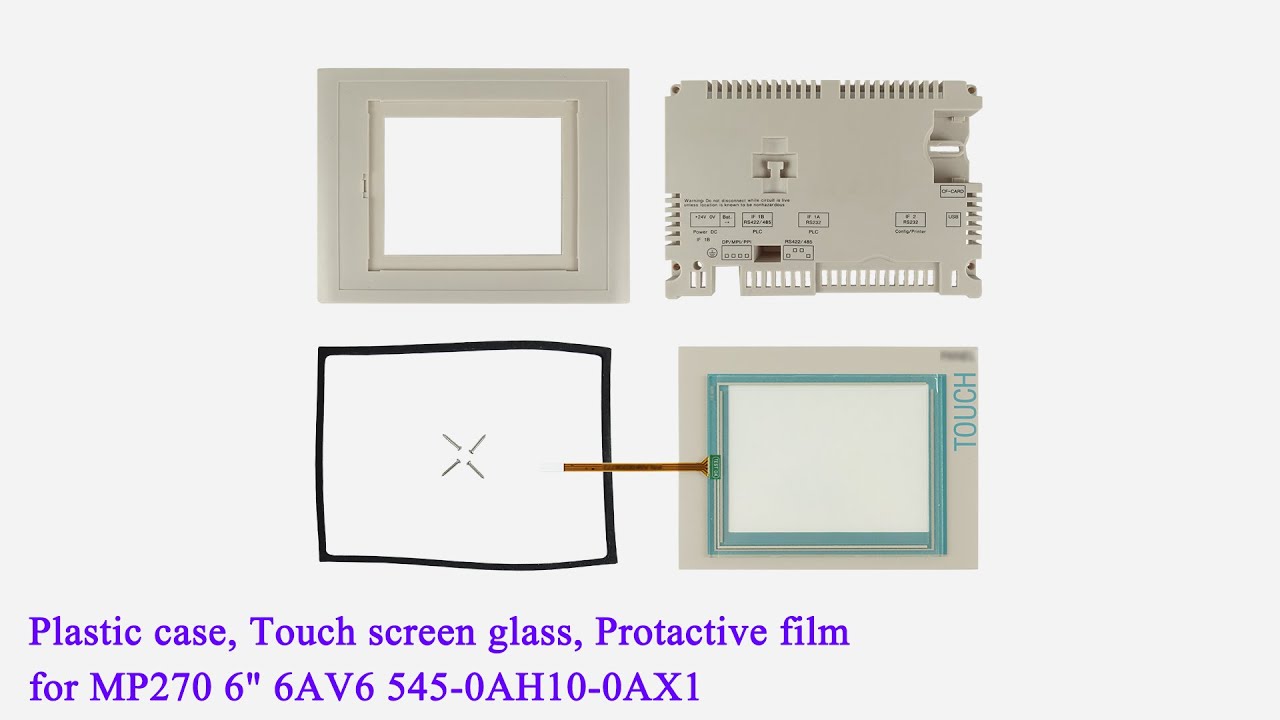 6AV6545-0AH10-0AX1 Plastic case cover +Touch screen glass +Protective ...